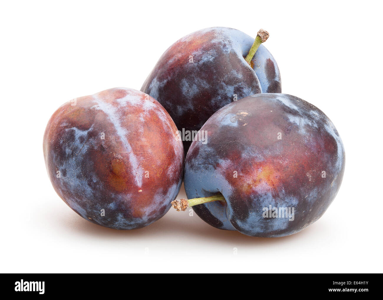 Three fresh purple plums hi-res stock photography and images - Alamy