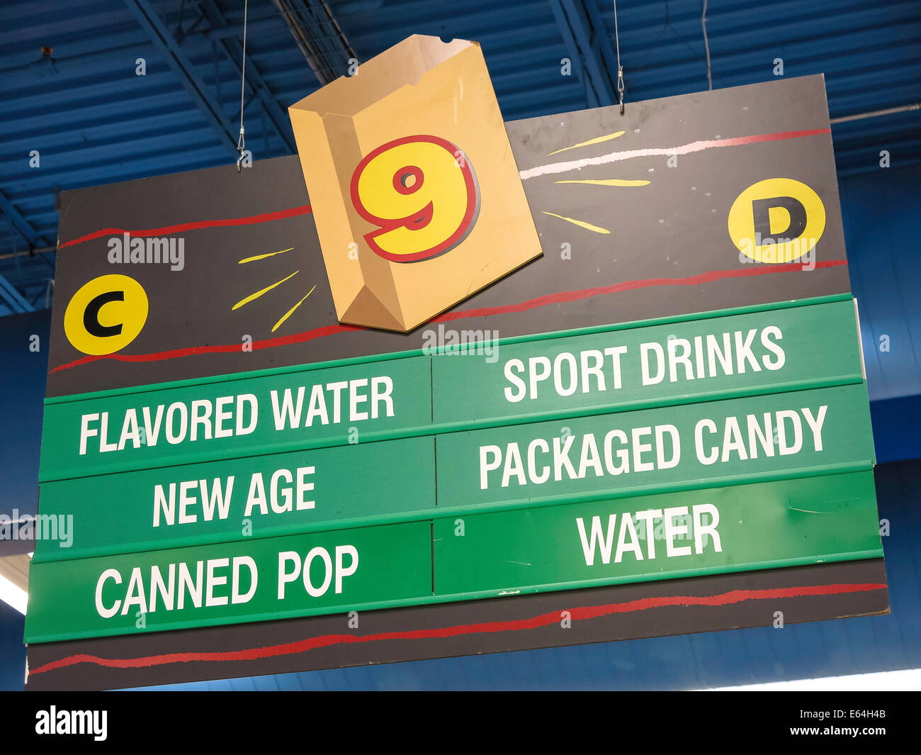 Aisle directory sign smiths grocery hi-res stock photography and images ...