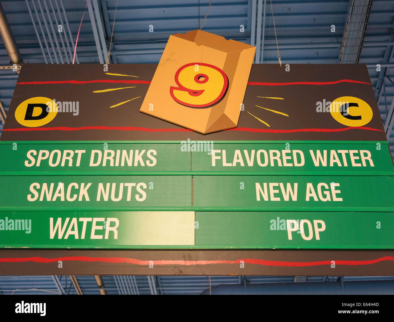 Aisle directory sign smiths grocery hi-res stock photography and images ...