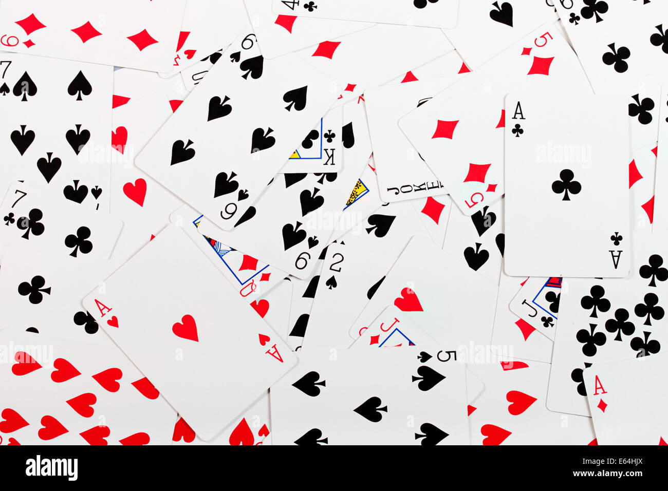 background of playing cards for your design Stock Photo - Alamy