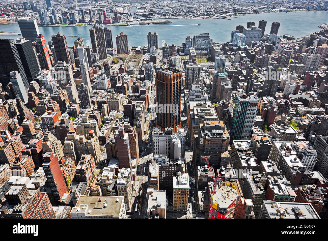 Usa city elevated view hi-res stock photography and images - Alamy