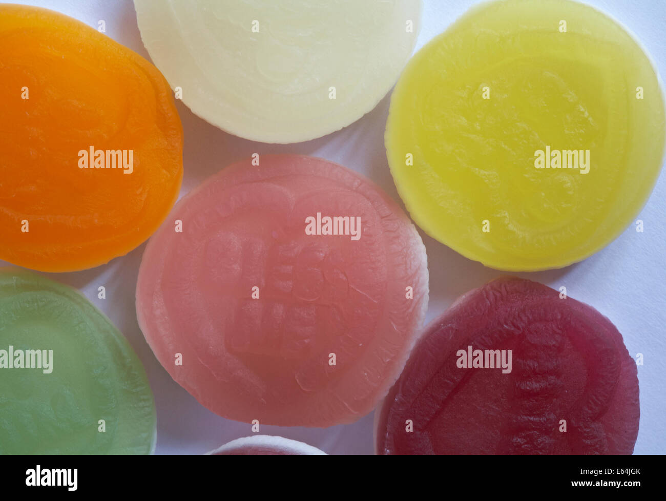 selection of Swizzels Matlow Love Hearts Squashies fruit flavour gums ...