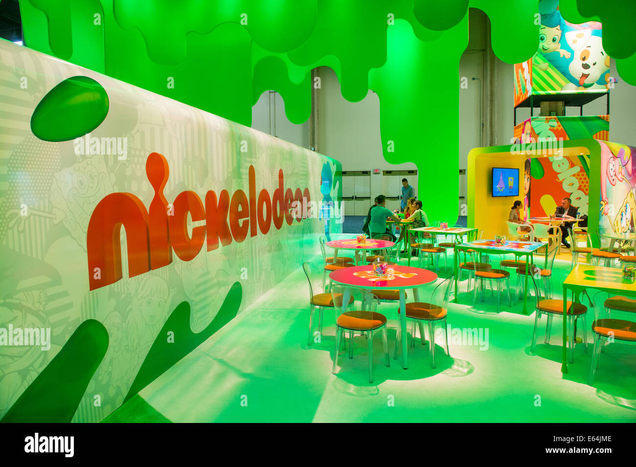 LAS VEGAS - JUNE 17 : The Nickelodeon booth at the Licensing Expo in ...