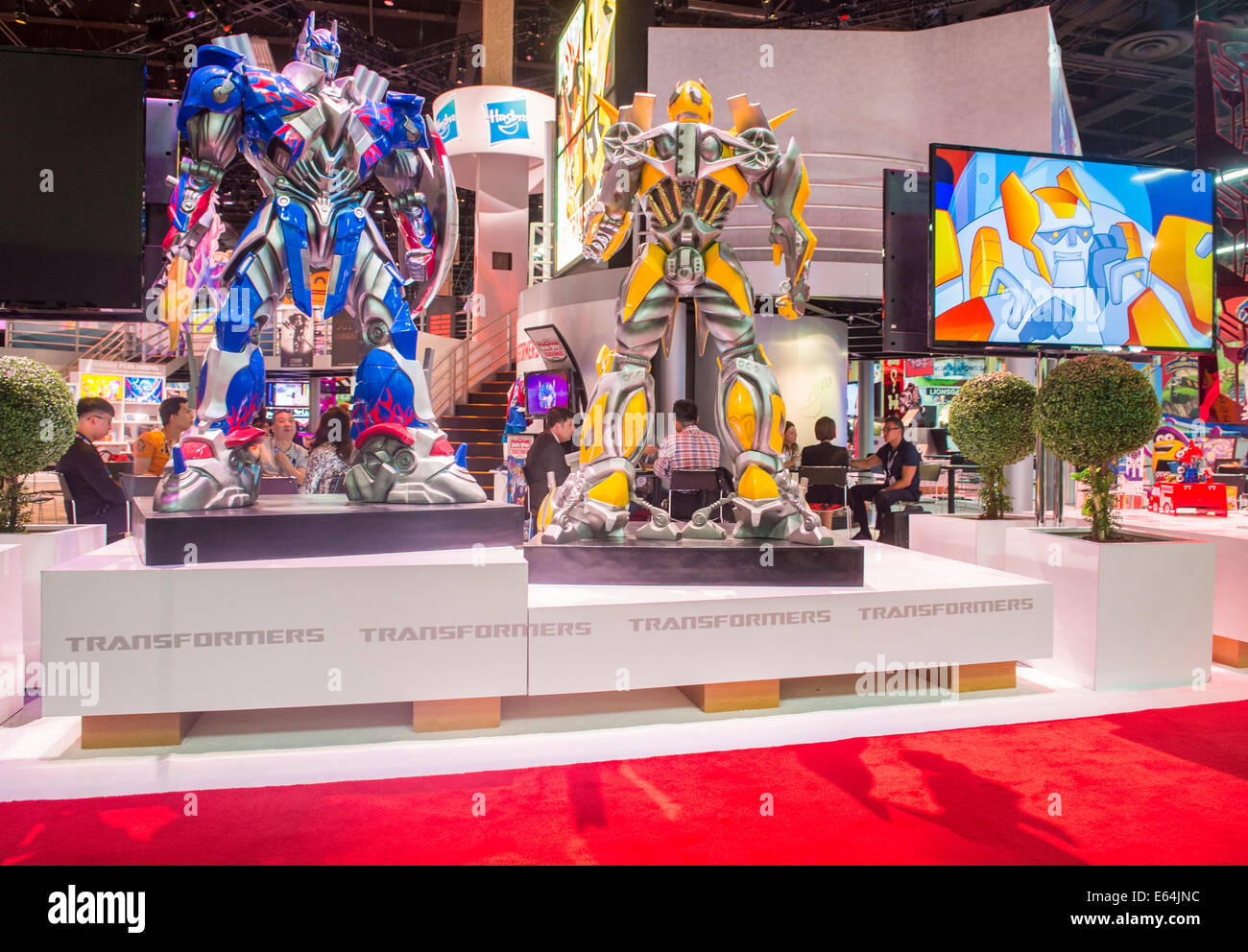 LAS VEGAS - JUNE 17 : Transformers booth at the Licensing Expo in Las ...