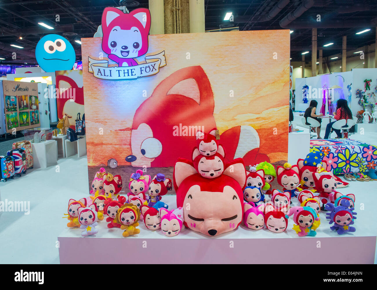 LAS VEGAS - JUNE 17 : The Ali the fox booth at the Licensing Expo in ...