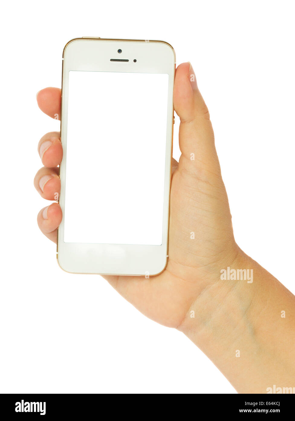 hand holding a modern smartphone Stock Photo - Alamy