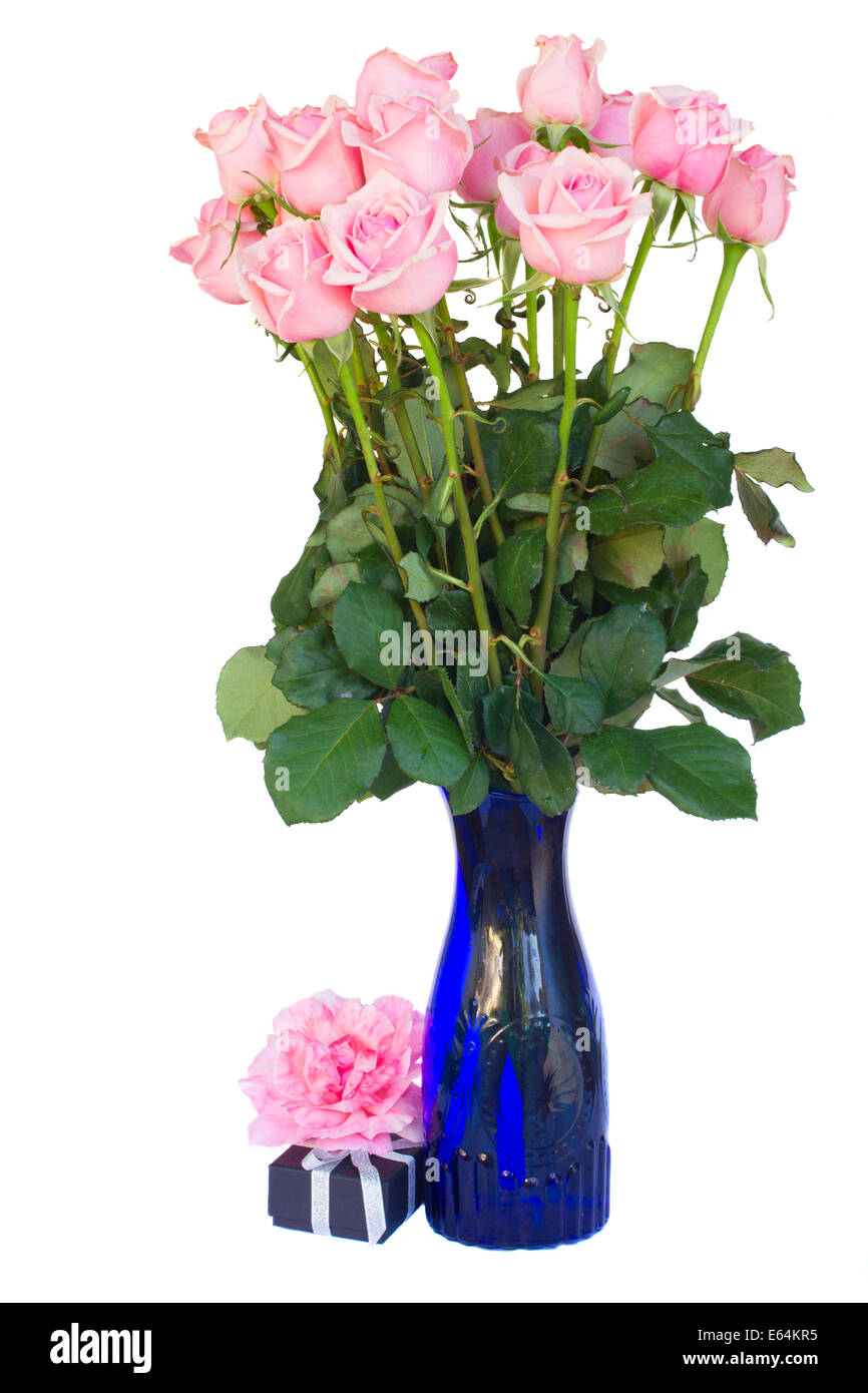 bunch of fresh pink roses Stock Photo - Alamy