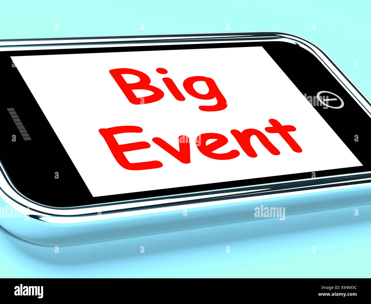 Big Event On Phone Showing Celebration Occasion Festival And ...