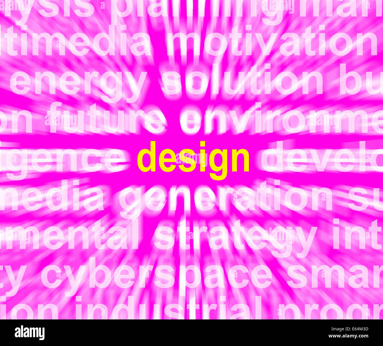 Design Word Showing Innovation Creativity And Developing Stock Photo ...