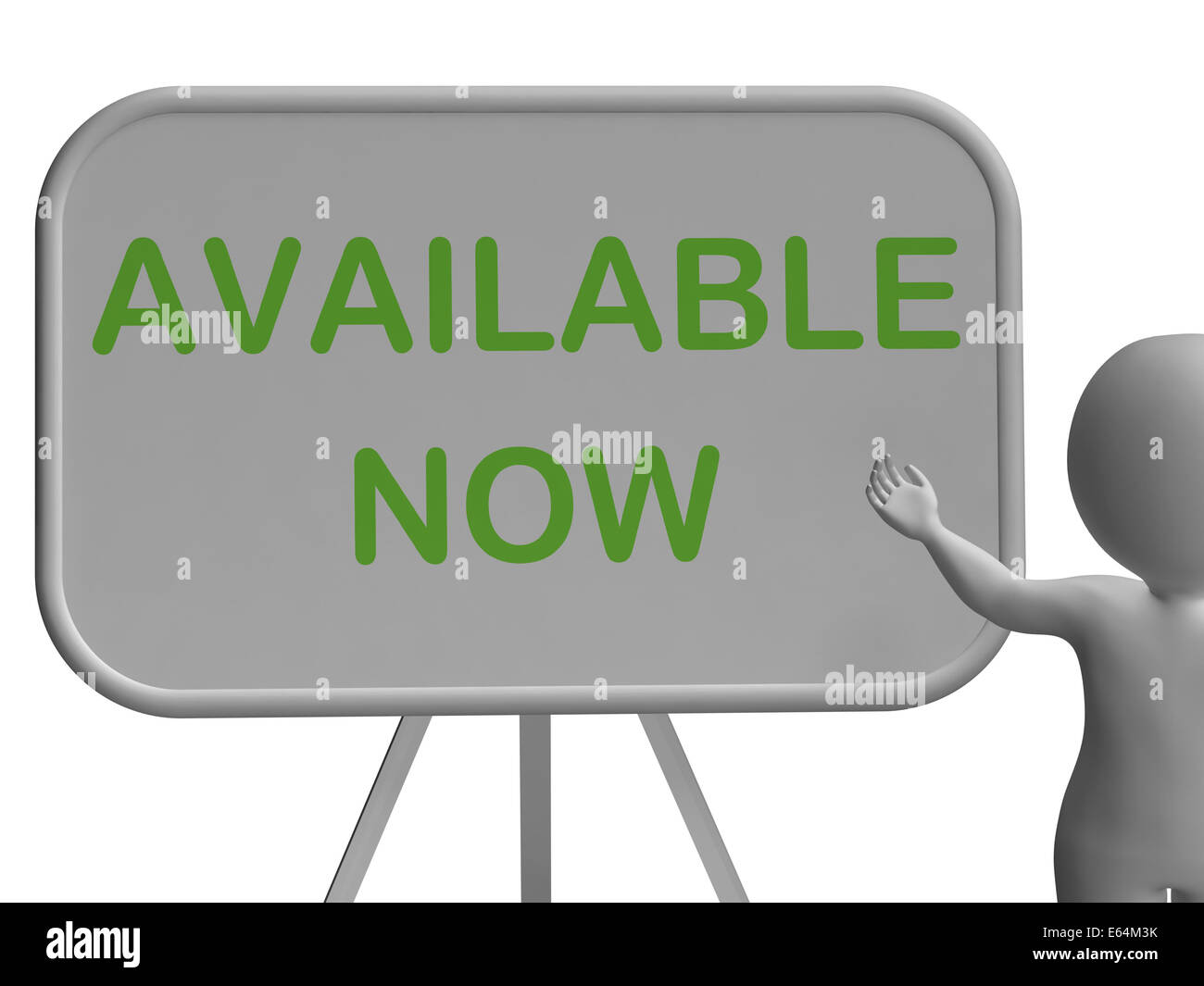 Available Now Sign Showing Availability And In Stock Stock Photo - Alamy