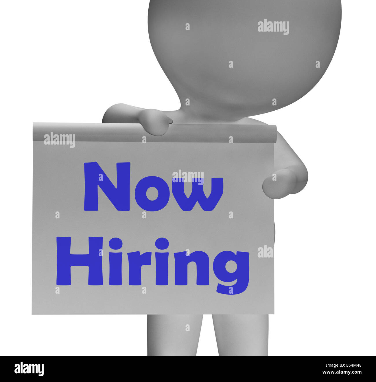 Now hiring sign showing job hi-res stock photography and images - Alamy