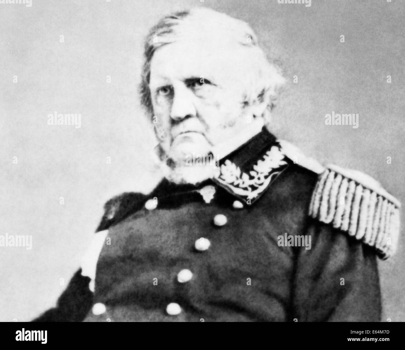 Vintage photo of Winfield Scott Stock Photo - Alamy