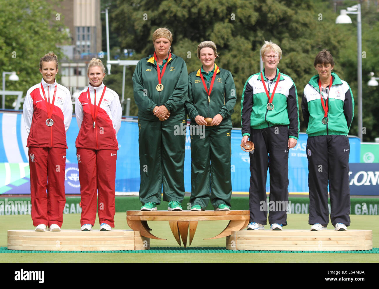 Colleen PIKETH & Tracy-Lee BOTHA of South Africa (Gold), in the Womens ...