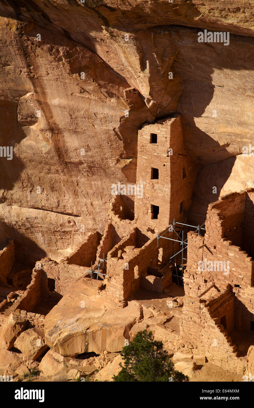 The Square Tower House Ruins, Mesa Verde National Park (UNESCO World ...