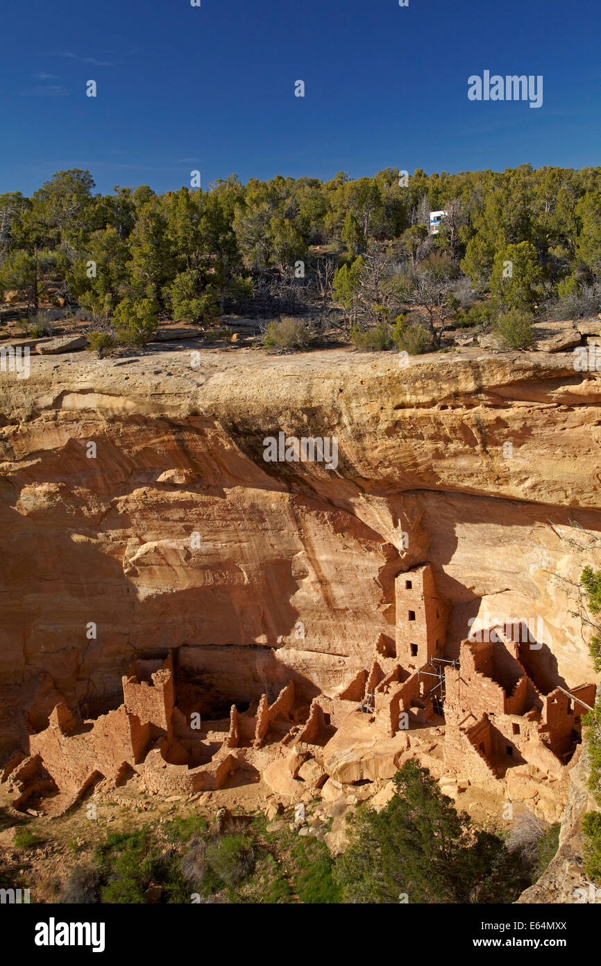 The Square Tower House Ruins, Mesa Verde National Park (UNESCO World ...