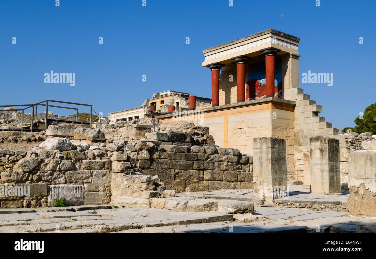 Knossos labyrinth greece crete hi-res stock photography and images - Alamy