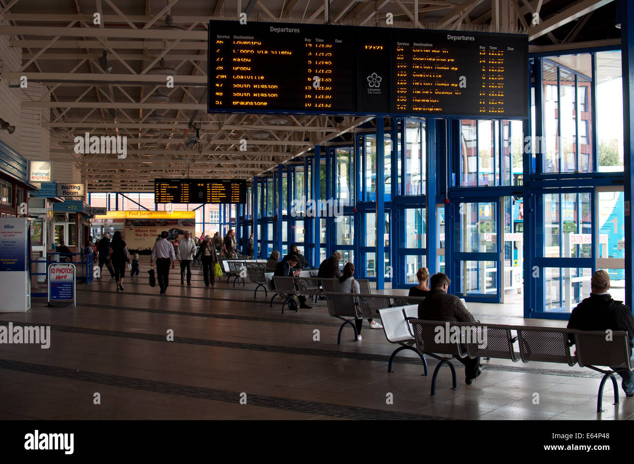 Bus station interior hi-res stock photography and images - Alamy