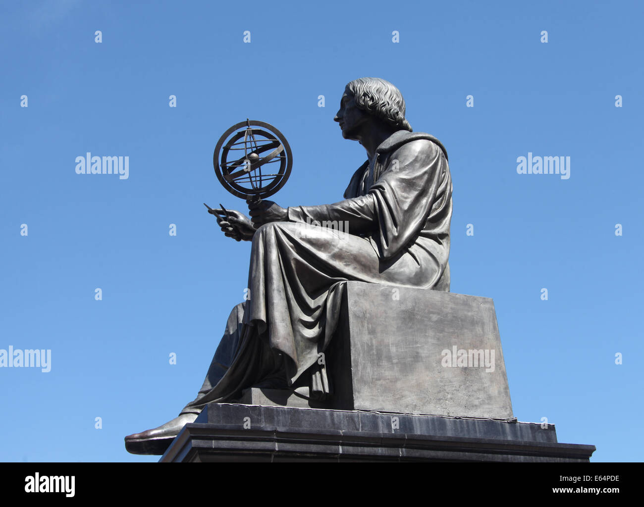 Nicolaus Copernicus Monument in Warsaw Stock Photo - Alamy