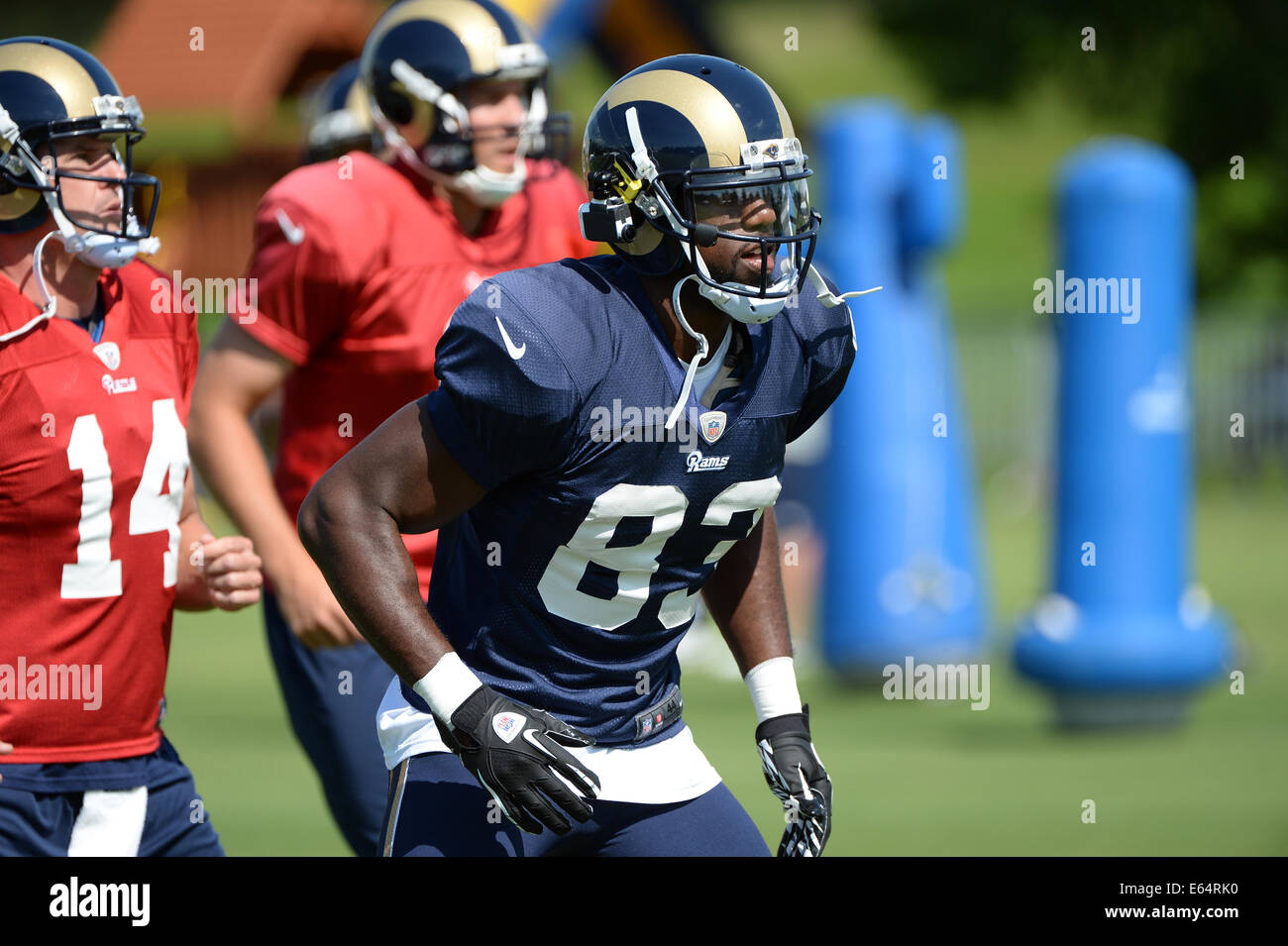 Earth City, Missouri, USA. 14th Aug, 2014. Saint Louis Rams wide ...