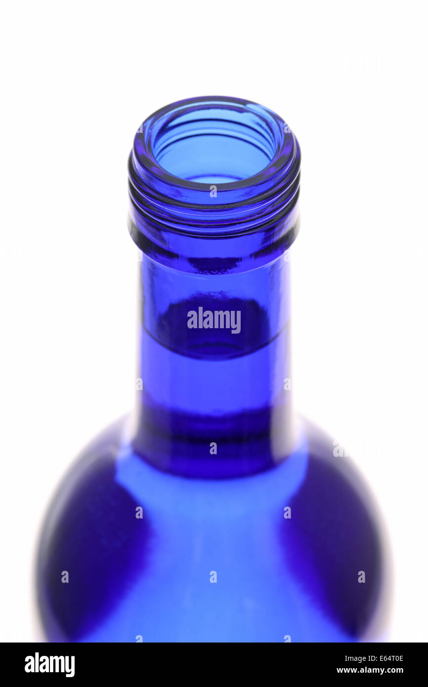 Glass wine bottle open Cut Out Stock Images & Pictures - Alamy