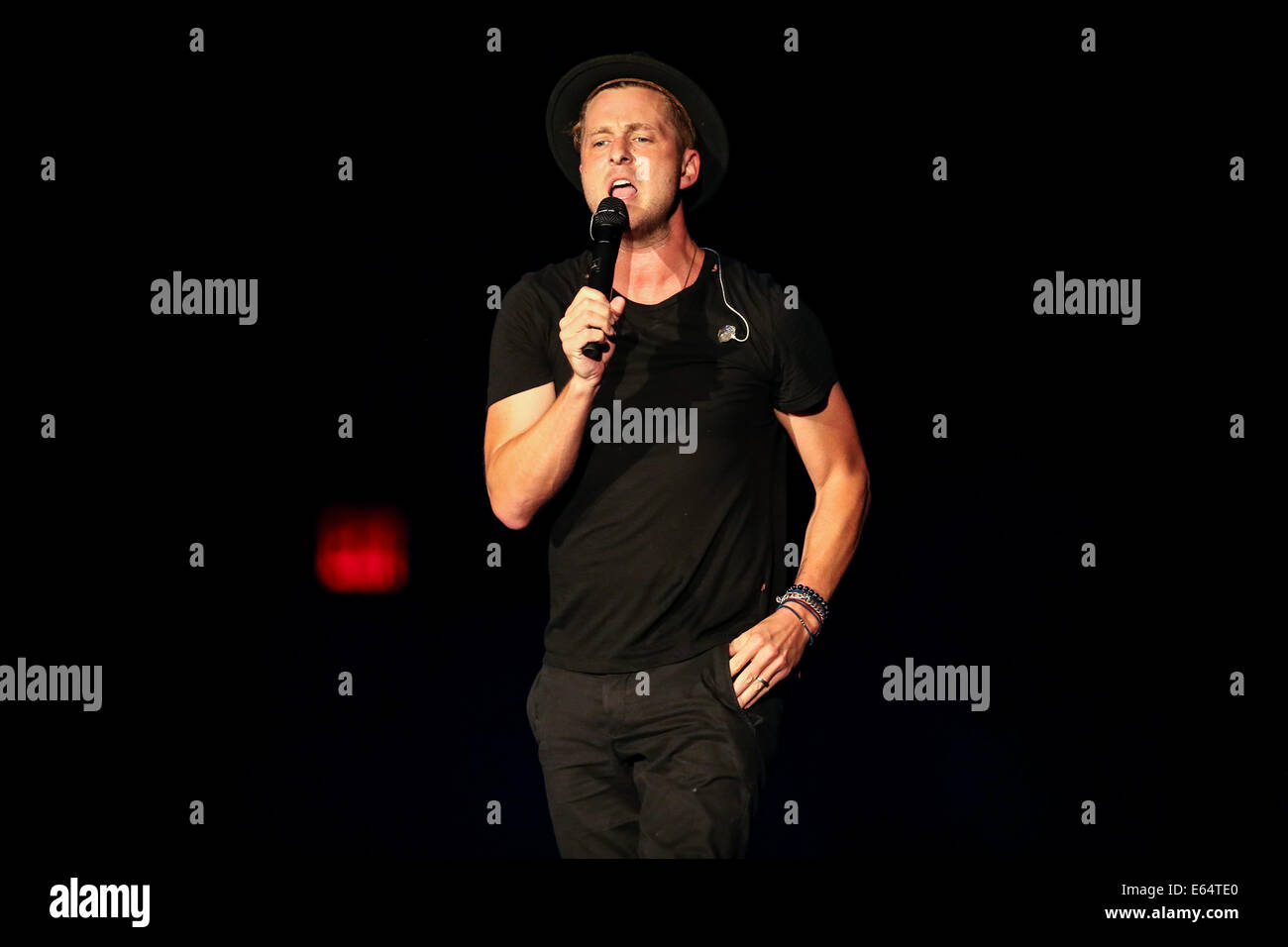 Raleigh, North Carolina, USA. 13th Aug, 2014. Music artist ONEREPUBLIC ...