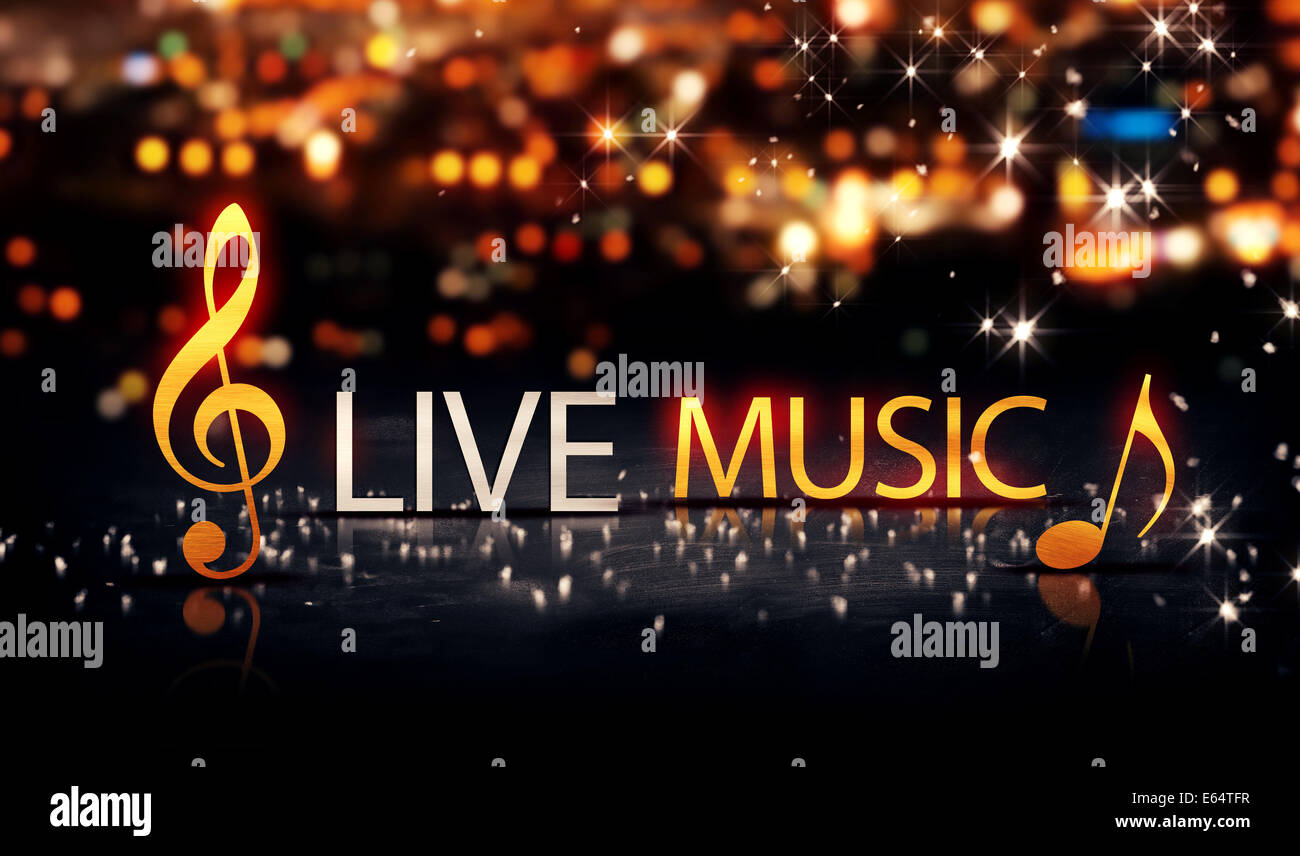 Golden musical symbols hi-res stock photography and images - Alamy