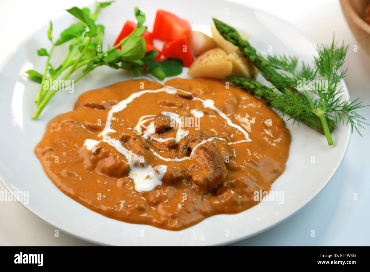 Stroganoff plate hi-res stock photography and images - Alamy