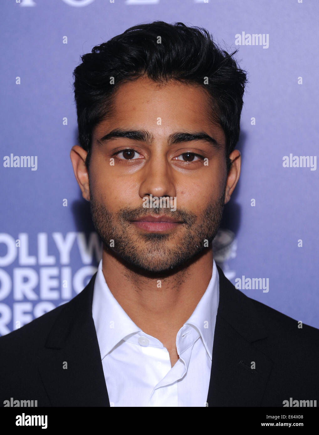 Beverly Hills, California, USA. 14th Aug, 2014. Manish Dayal arrives ...