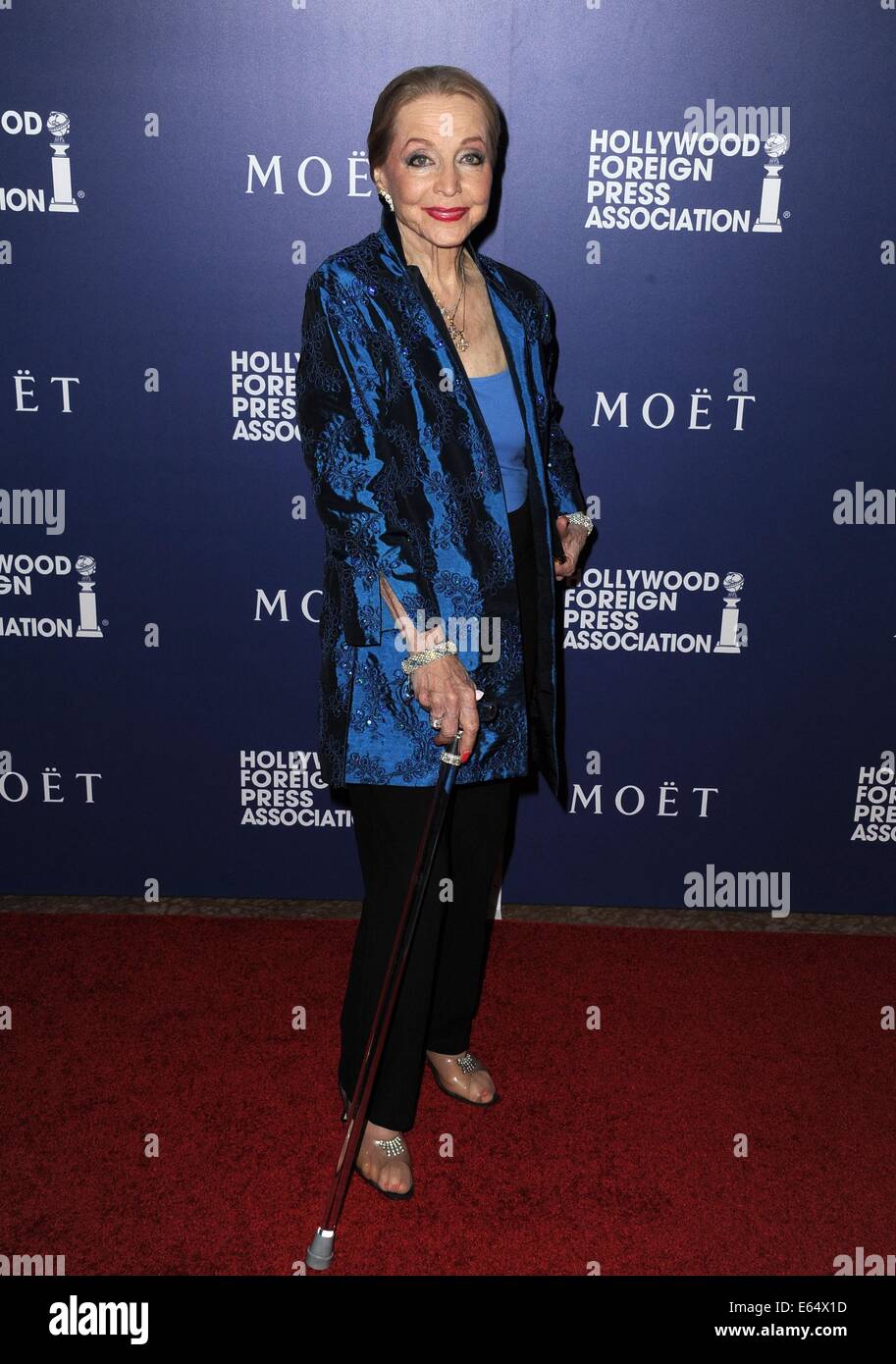 Anne Jeffreys at arrivals for The Hollywood Foreign Press Association ...