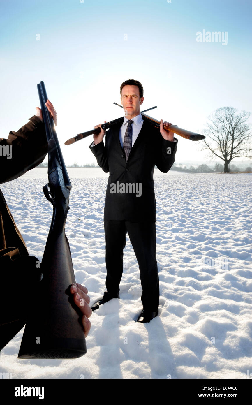 A gun collector who has invested in K D Radcliffe shotgun UK 2010 Stock ...