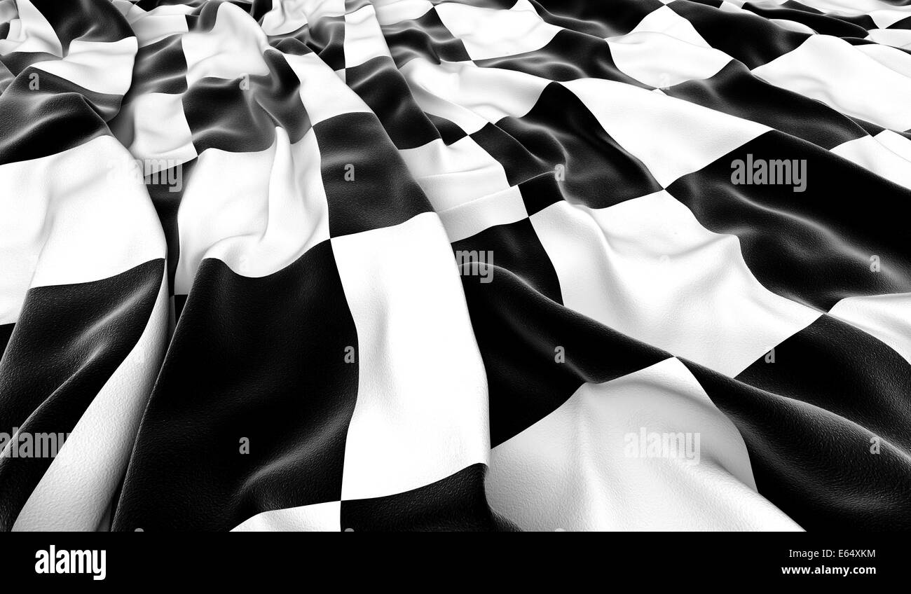 Checkered black white flag hi-res stock photography and images - Alamy