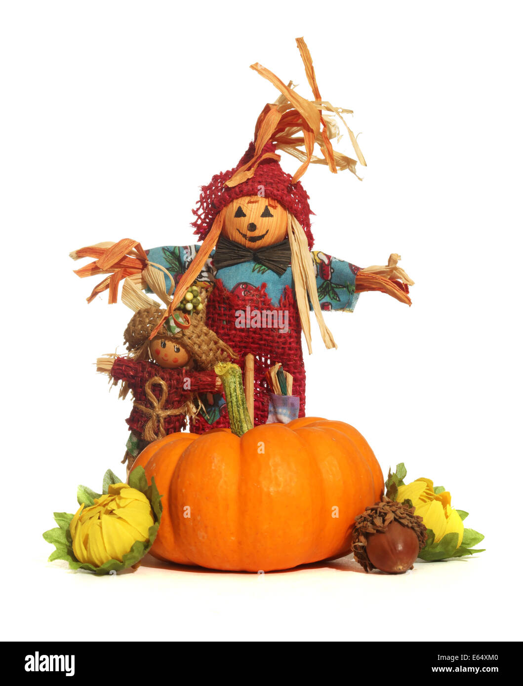 Autumn halloween pumpkin decorations Cut Out Stock Images & Pictures ...