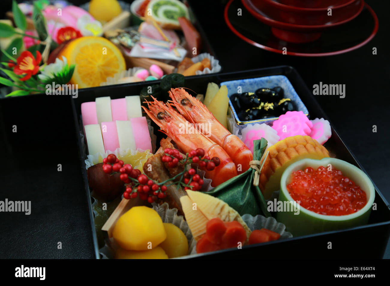 Osechi (Traditional Japanese New Year foods Stock Photo - Alamy
