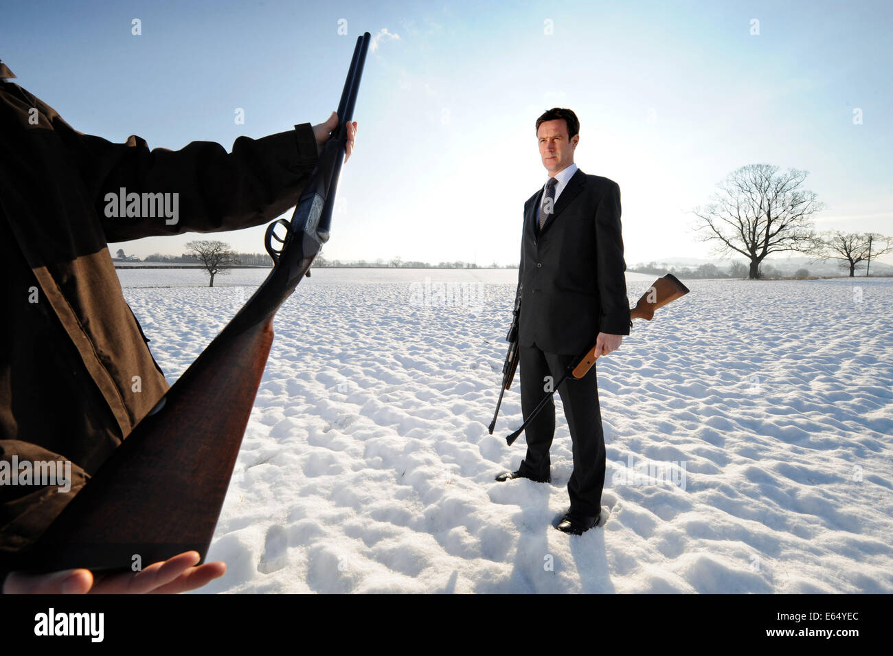 A gun collector who has invested in K D Radcliffe shotgun UK 2010 Stock ...