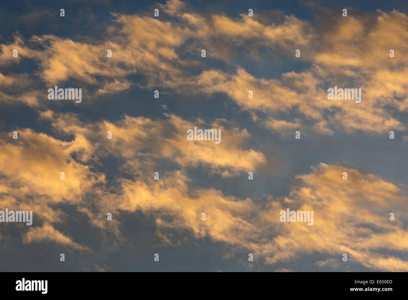 Weather Altocumulus Sunset High Resolution Stock Photography and Images ...