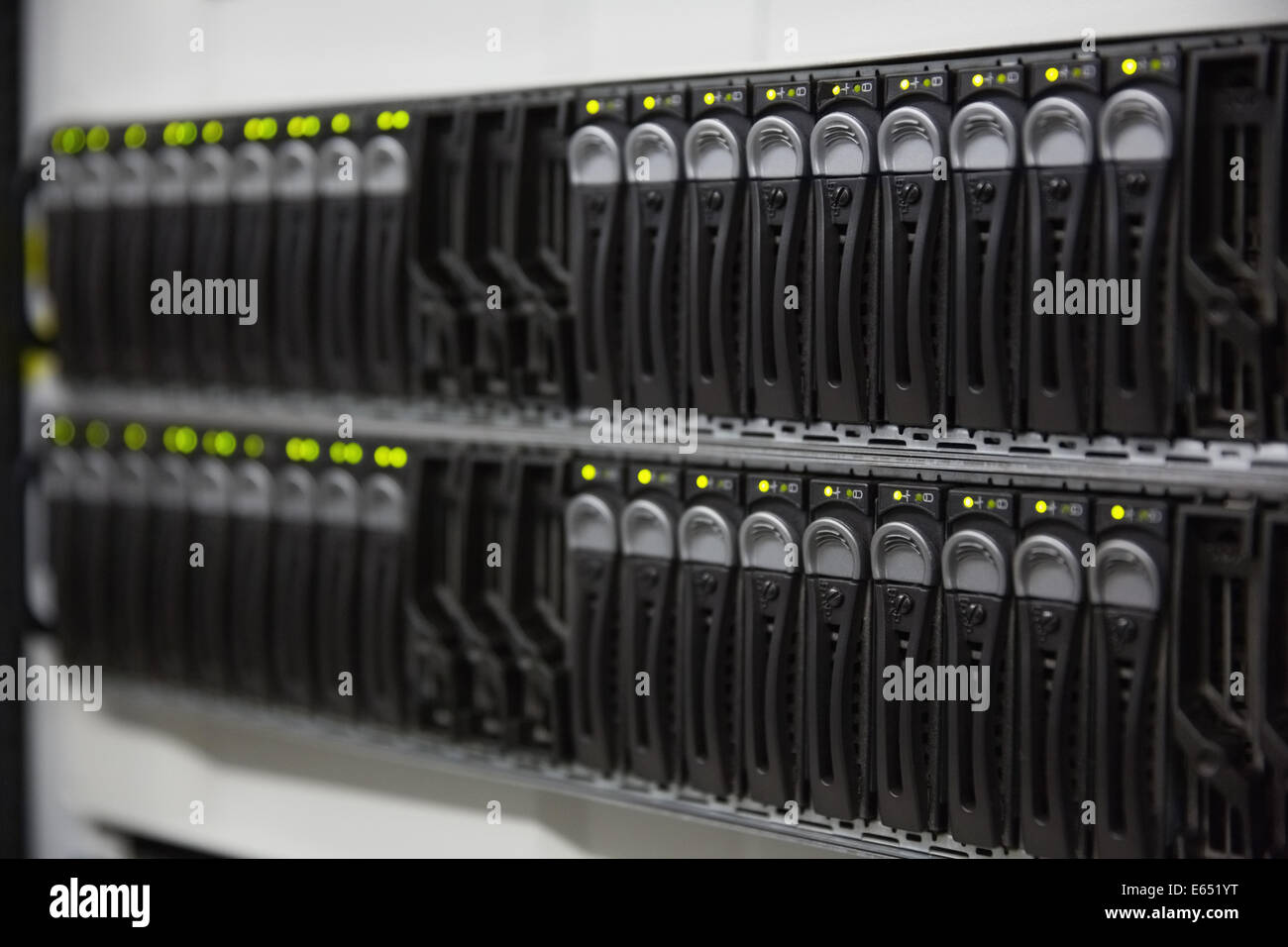 Black rack mounted server tower Stock Photo - Alamy