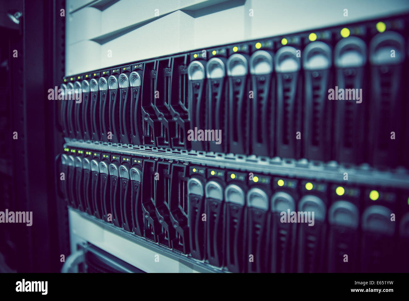 Black rack mounted server tower Stock Photo - Alamy