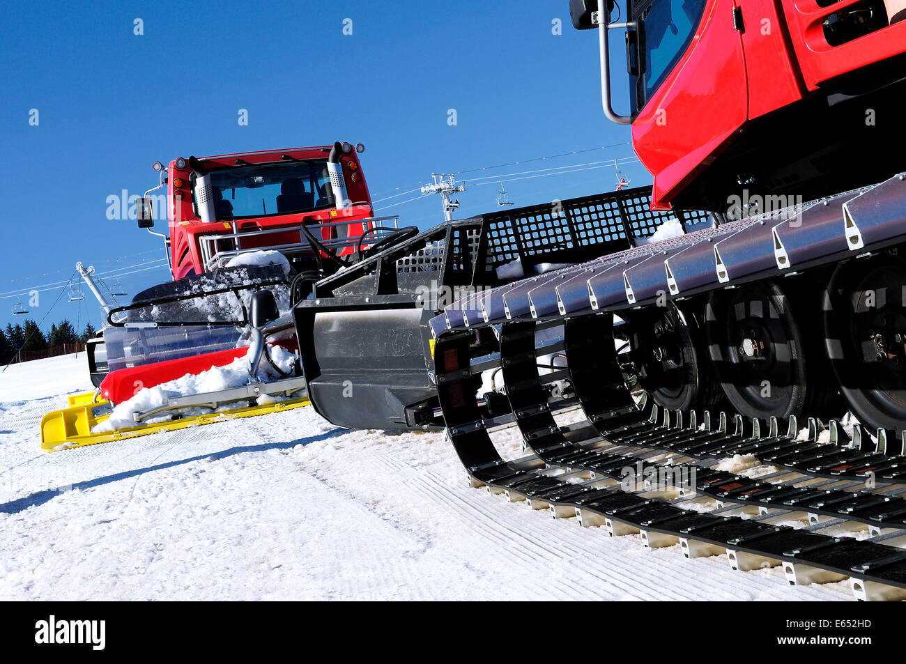 Ratrak, grooming machine, special snow vehicle Stock Photo - Alamy