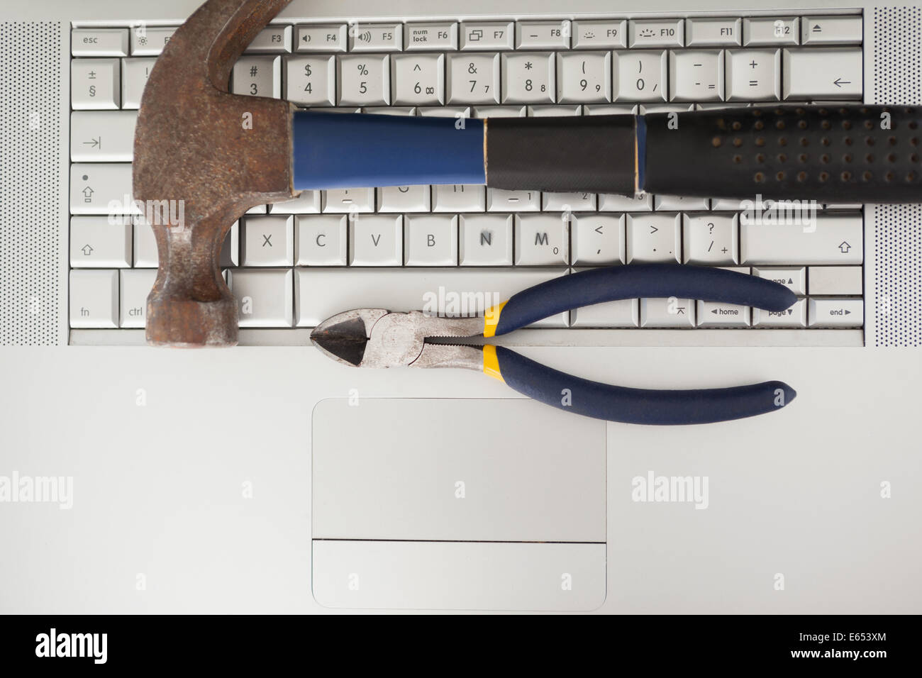 Keyboard hammer hi-res stock photography and images - Alamy