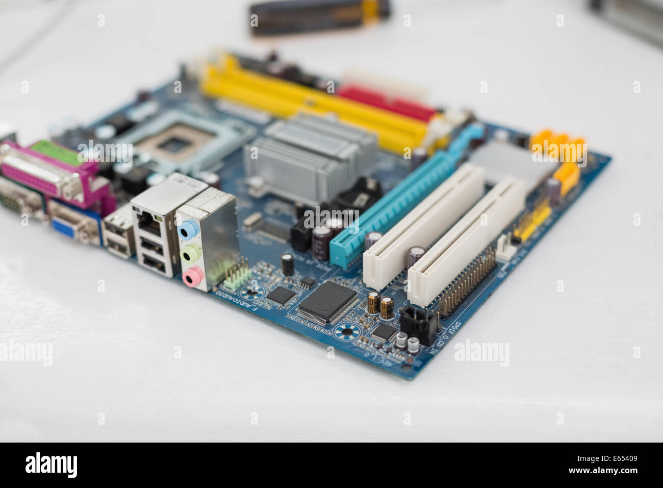 Colourful cpu close up shot Stock Photo - Alamy