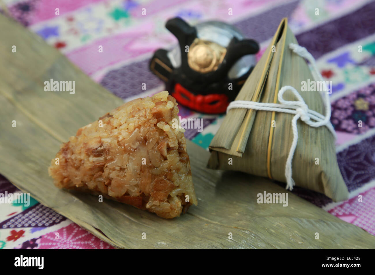 Chimaki (Rice dumplings wrapped in bamboo leaves Stock Photo - Alamy