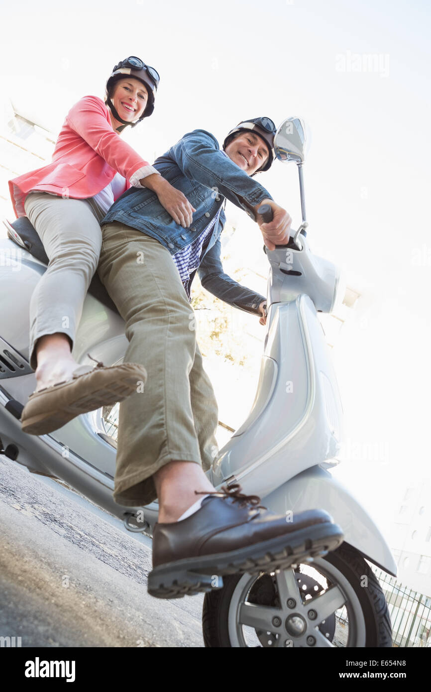 Senior couple moped hi-res stock photography and images - Alamy