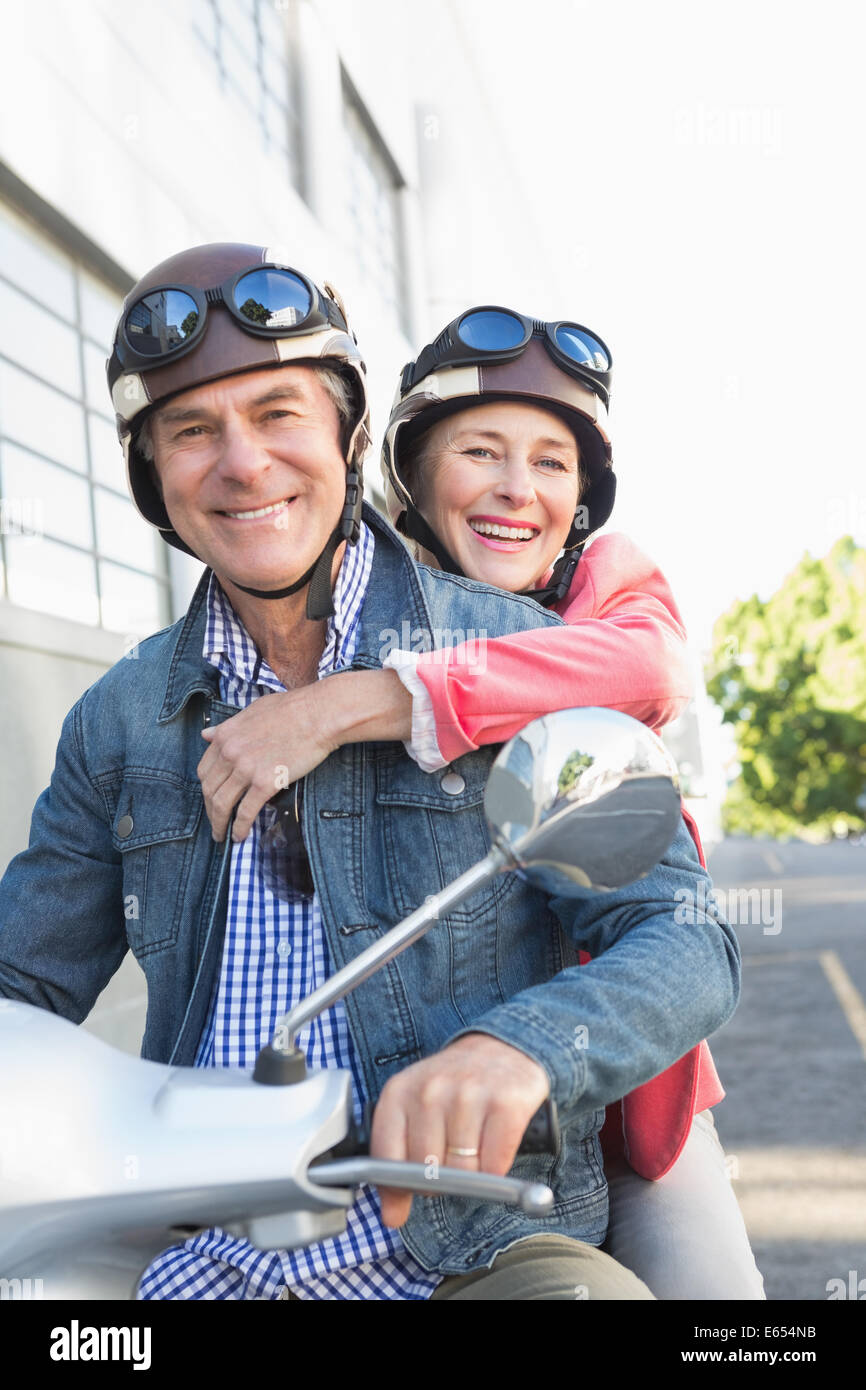 Senior couple moped hi-res stock photography and images - Alamy