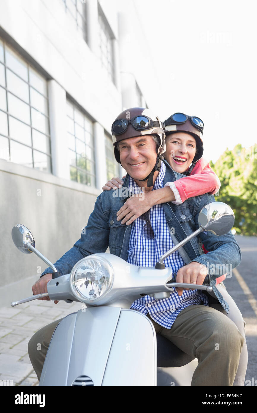 Senior couple moped hi-res stock photography and images - Alamy