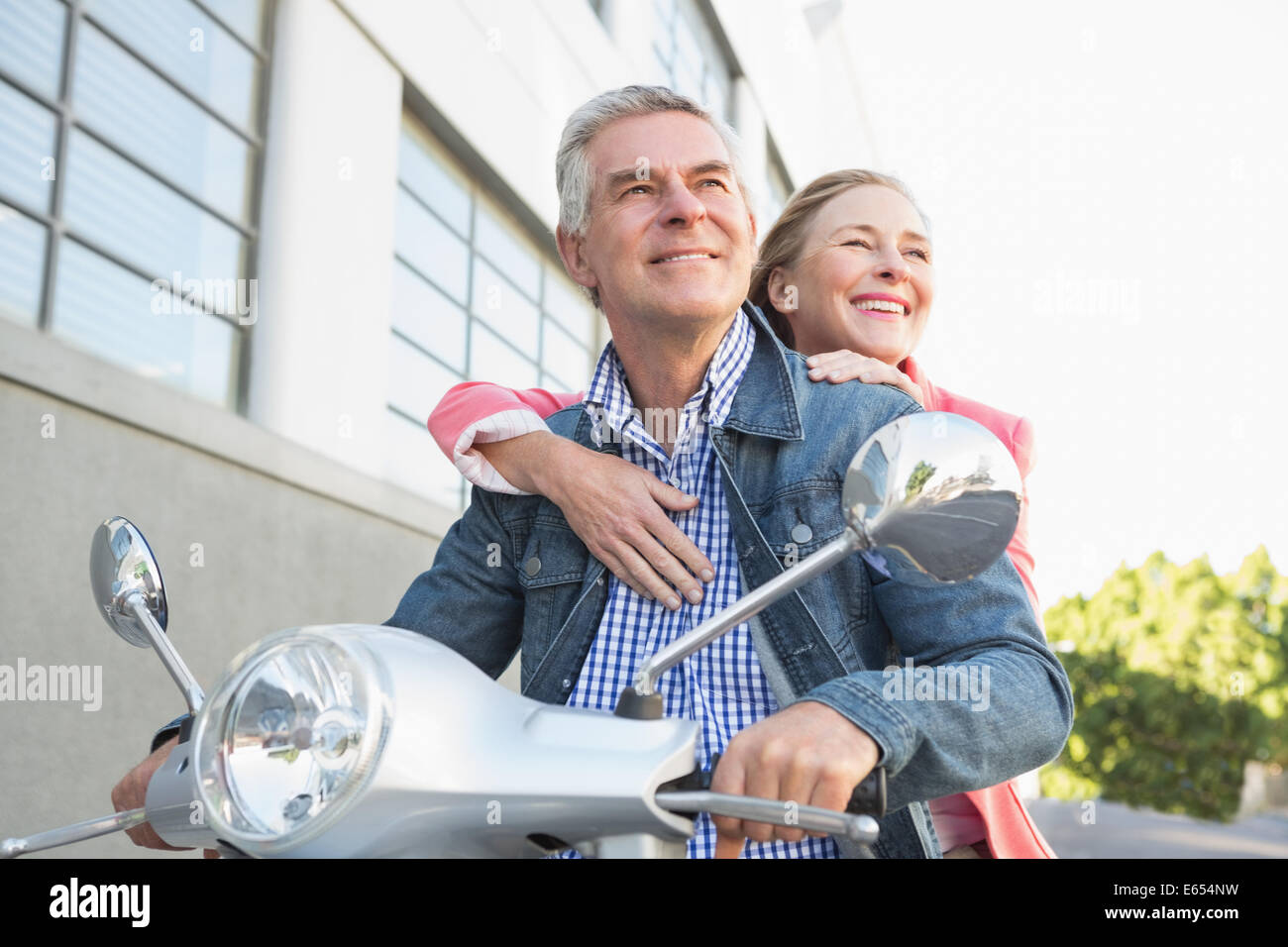 Senior couple moped hi-res stock photography and images - Alamy