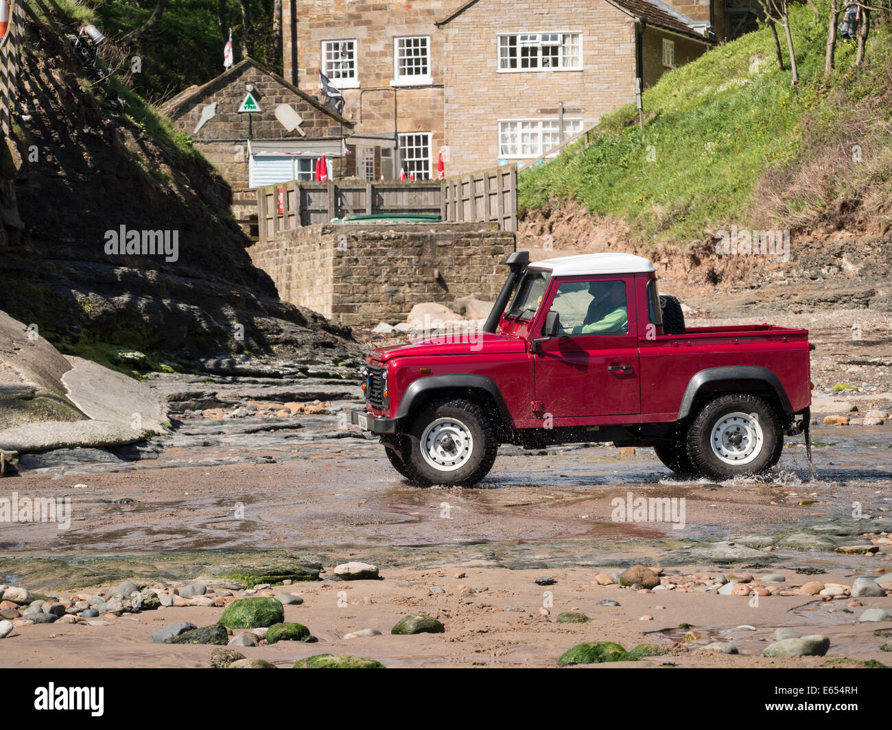 Boggle Hole near Robin Hoods bay,north yorkshire coast, uk england sea ...