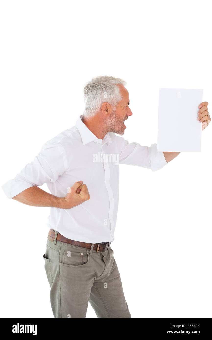 Man Holding Piece Of Paper High Resolution Stock Photography and Images ...