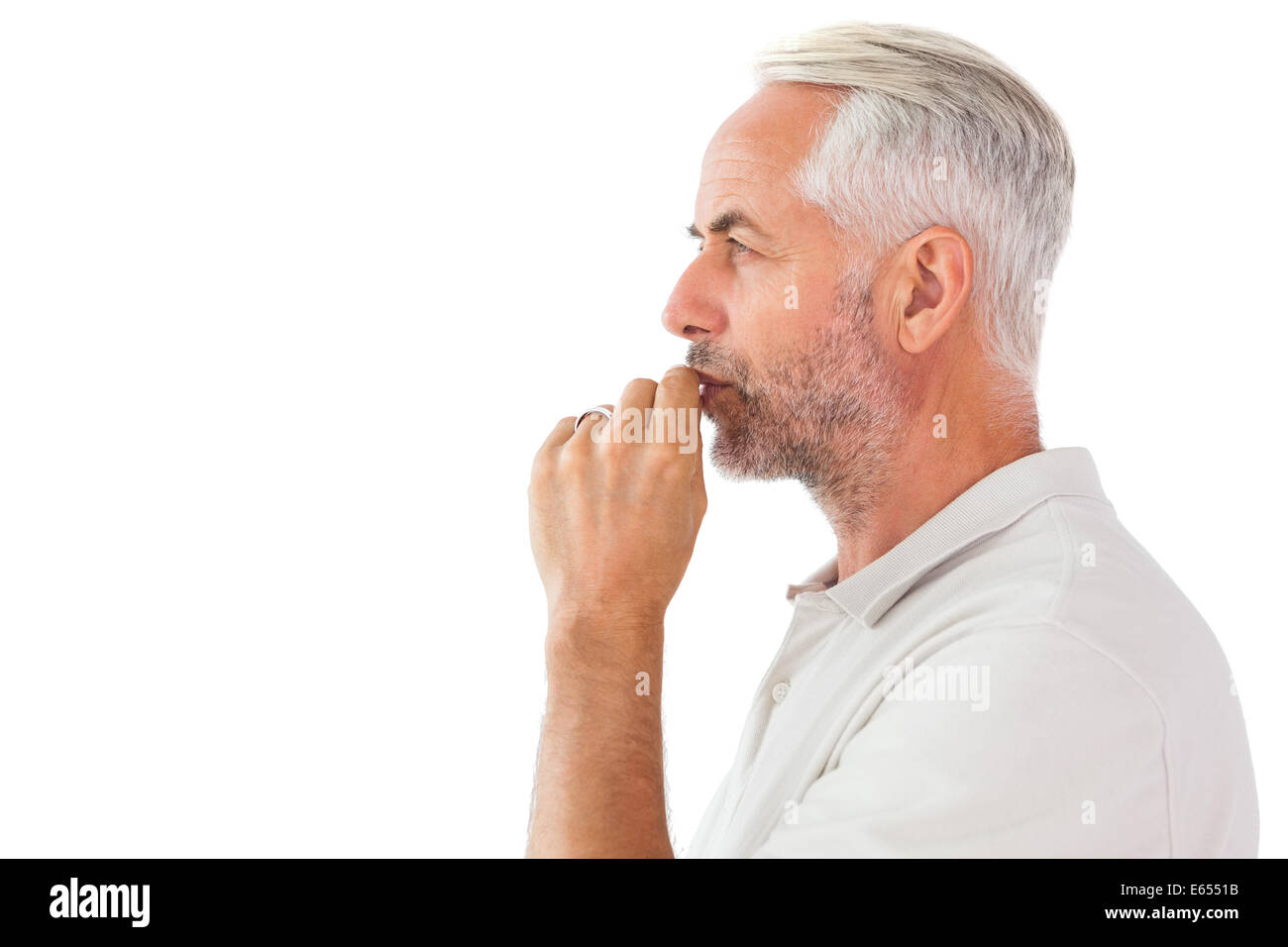Staying silent hi-res stock photography and images - Alamy