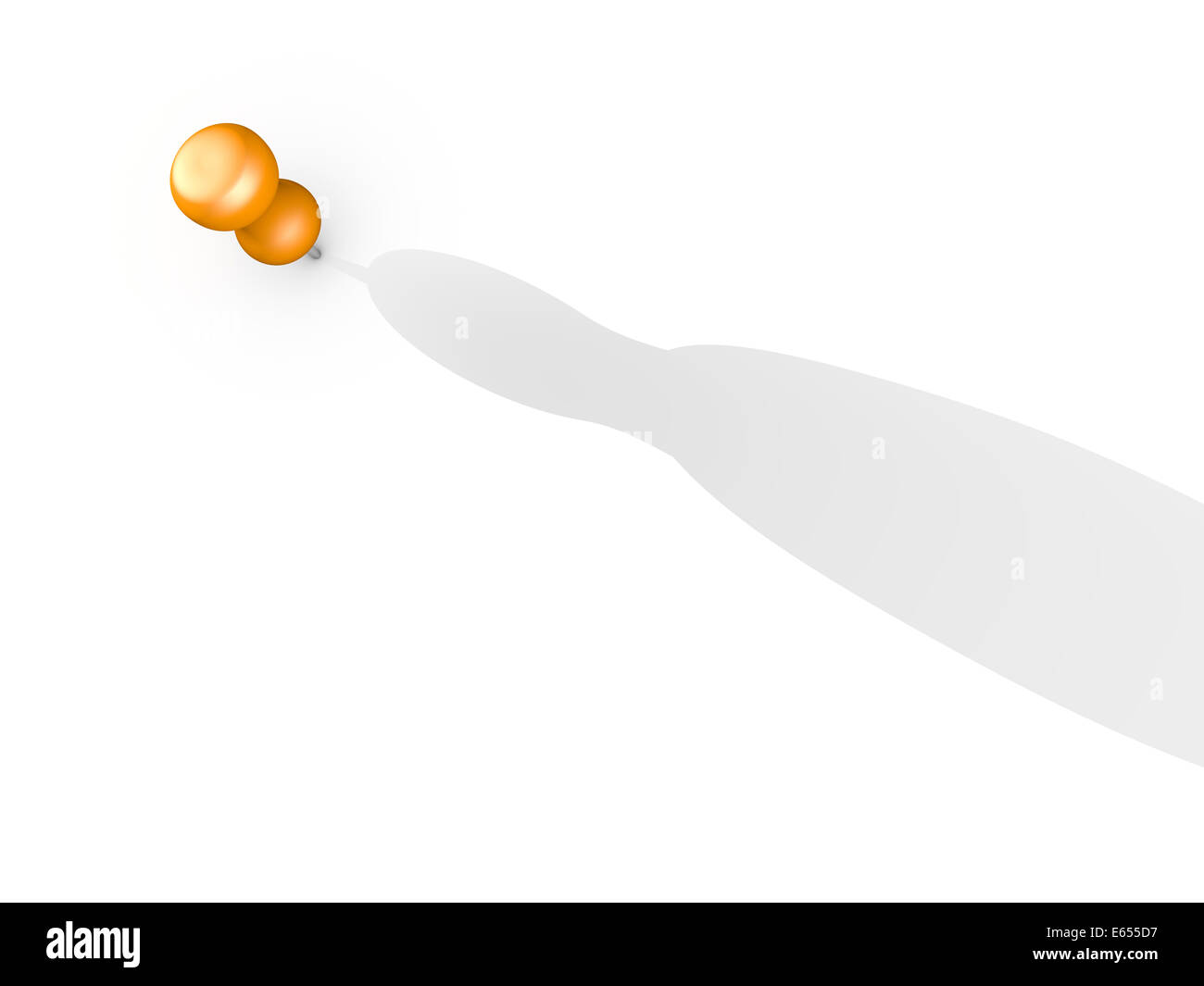A single sticked pin Stock Photo - Alamy
