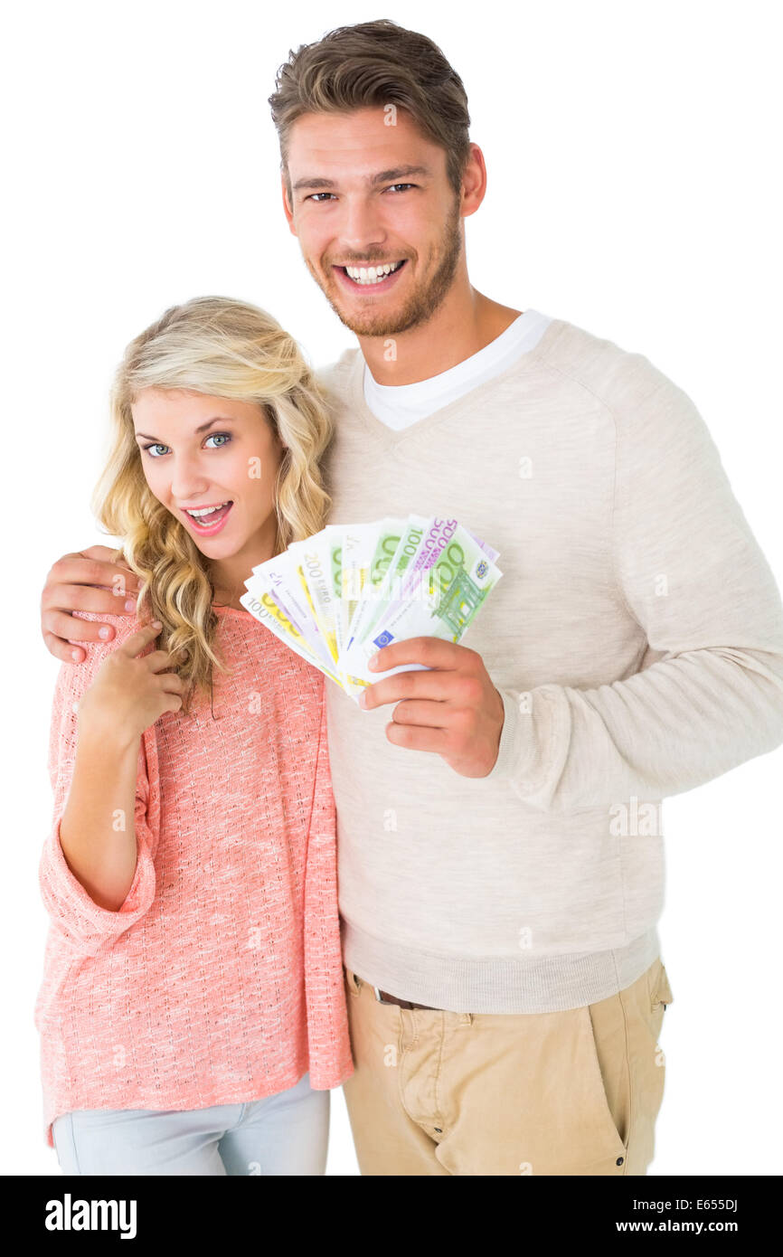 Woman Flashing Money High Resolution Stock Photography and Images - Alamy